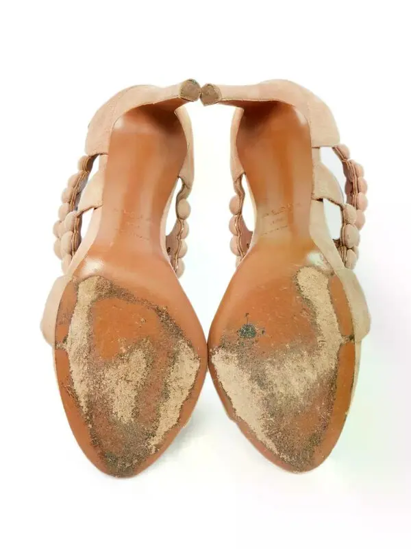 Alaïa Bombe Suede Sandals