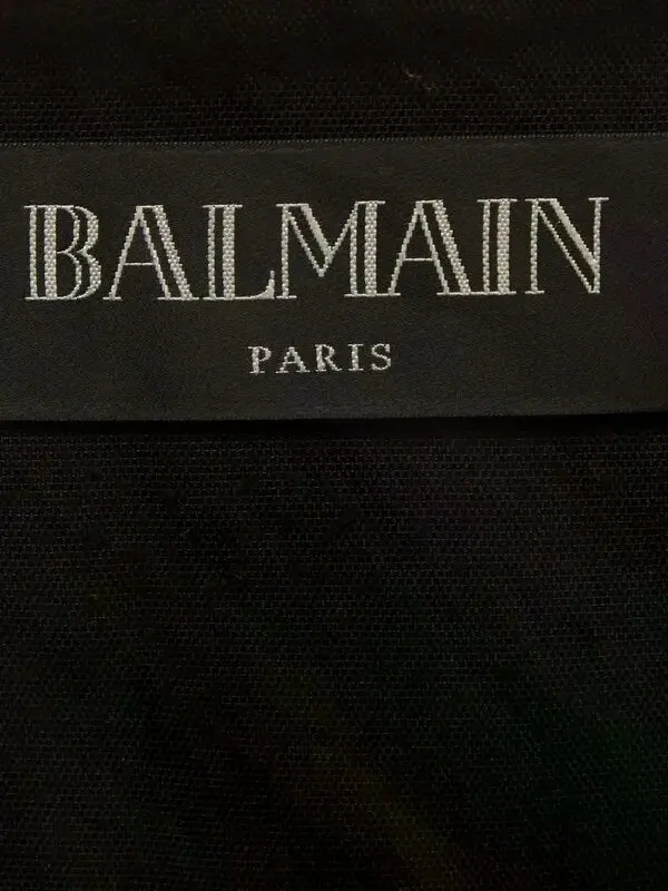 Balmain Sleeveless Zip-up Jacket With Gold-tone Hardware