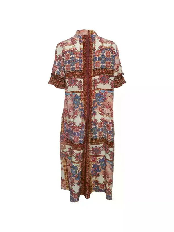 Max Mara Printed Midi Dress - Neutrals