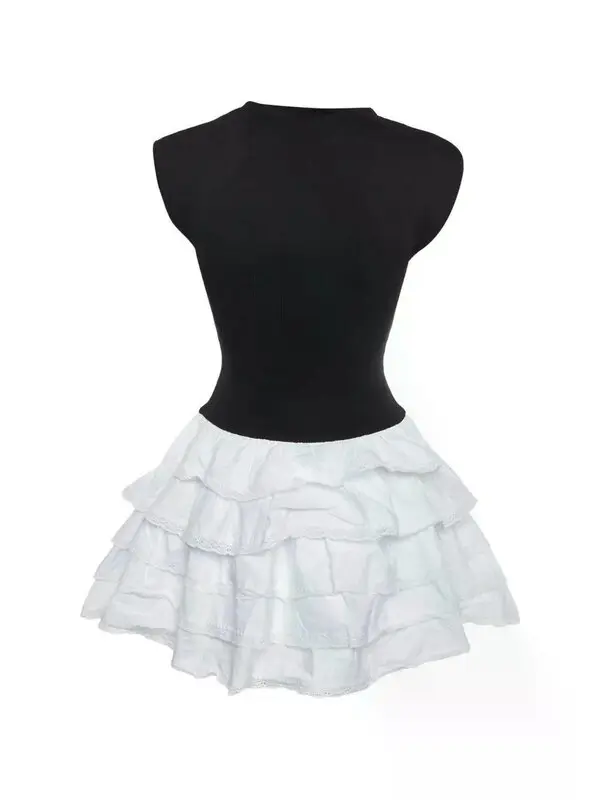 ARAMINTA JAMES AUSTRALIA Ruffle Lace-trimmed Mini Dress