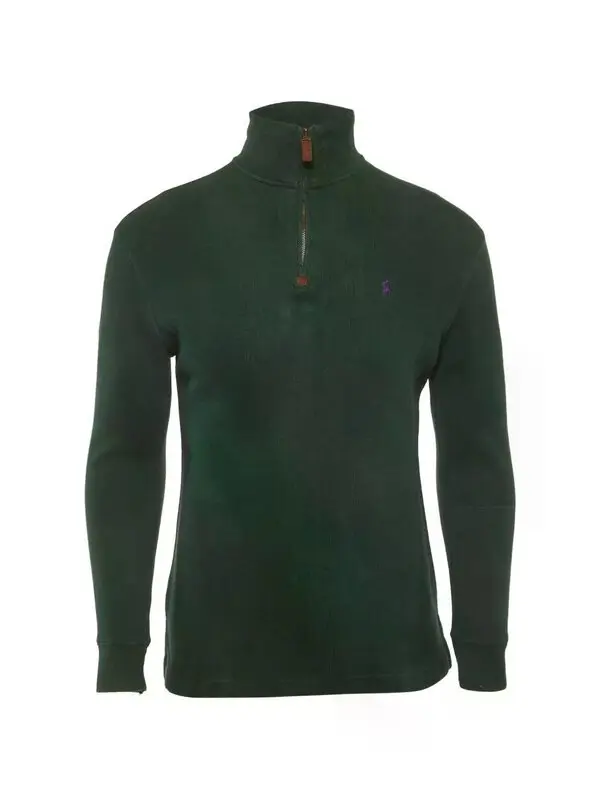 Polo Ralph Lauren Quarter-zip Knit Sweater - Green