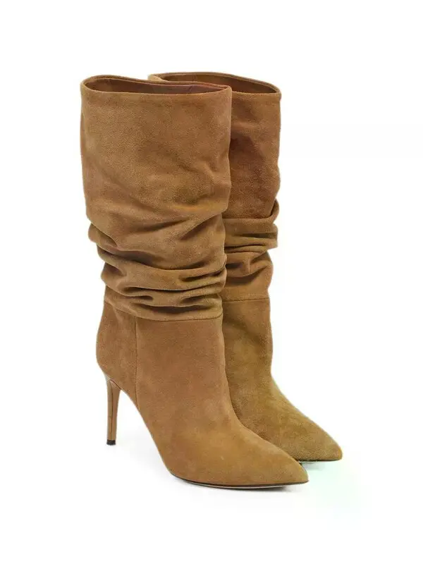 Paris Texas Slouchy Suede Mid-calf Boots