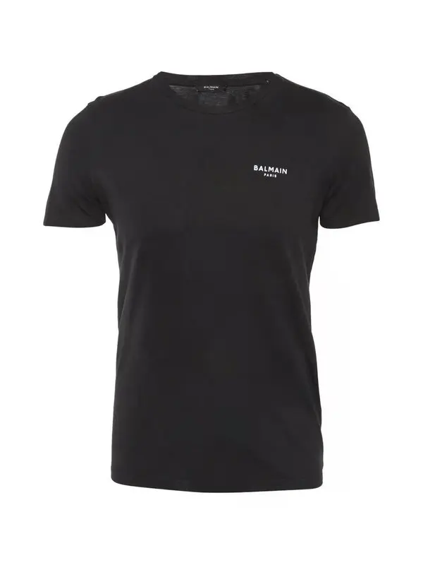 Balmain Logo-print Cotton T-shirt - Black