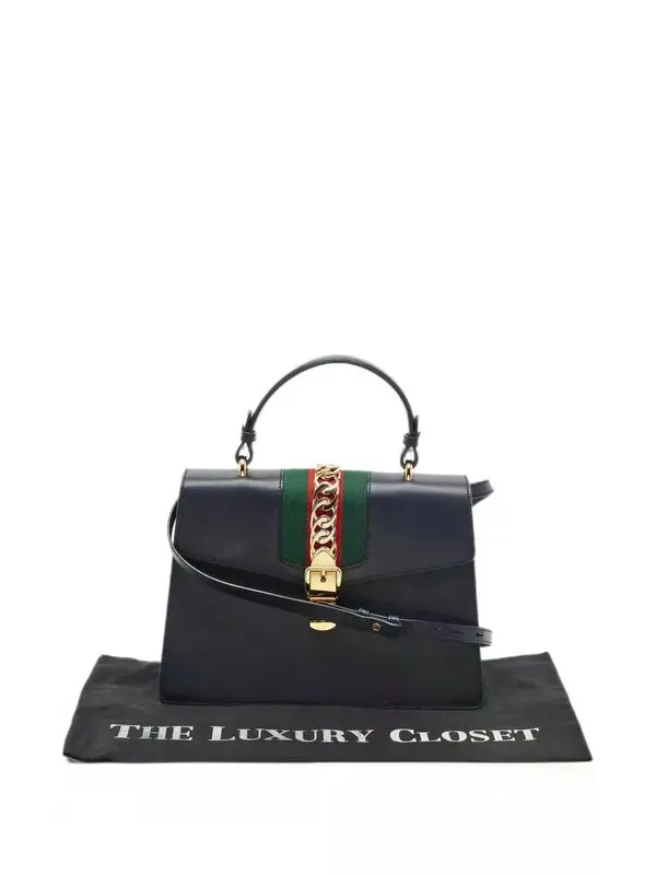 Gucci Sylvie Web Stripe Handbag