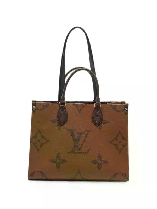 LOUIS VUITTON Monogram Giant Reverse Canvas Tote Bag