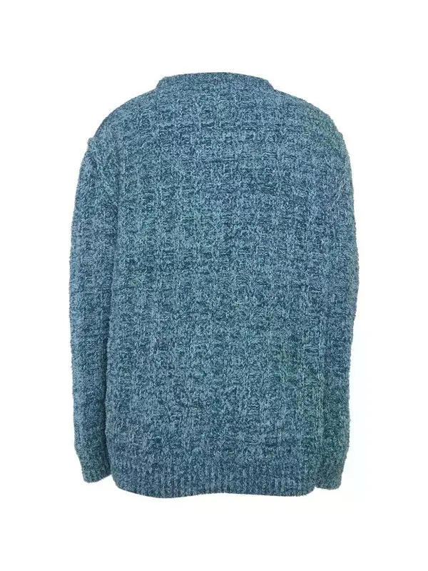 MAISON MARGIELA Oversized Textured Ribbed Knit Sweater