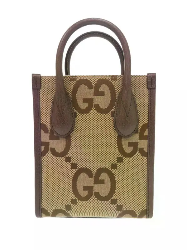 Gucci Mini Jumbo Gg Canvas Web Satchel