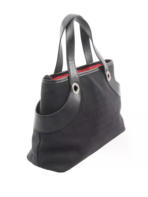 BVLGARI Logomania Canvas Handbag