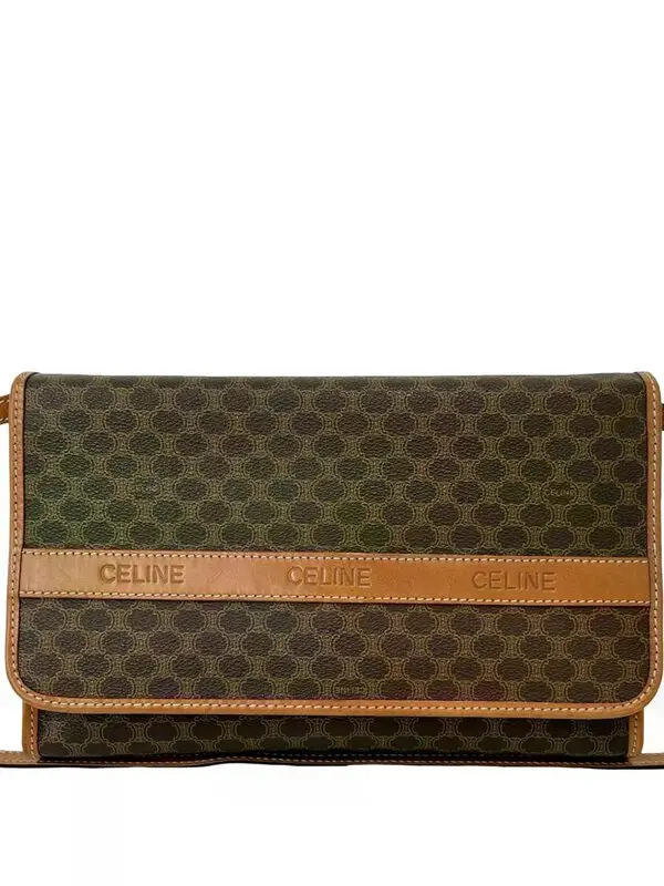 Celine Macadam Blason Crossbody Bag - Brown