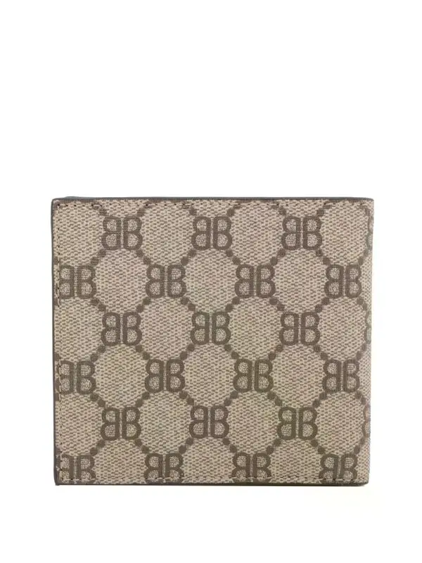 Balenciaga 2021-2026 Gucci The Hacker Project Bb Supreme Compact Bifold Wallet Small Wallets