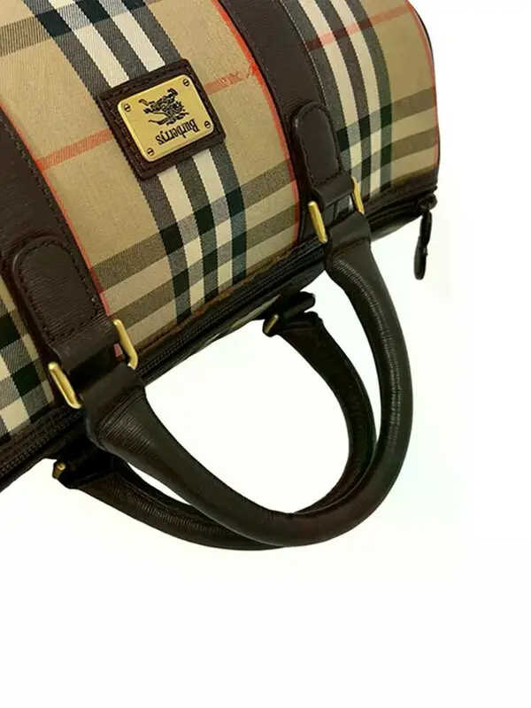 Burberry Nova Check Boston Bag
