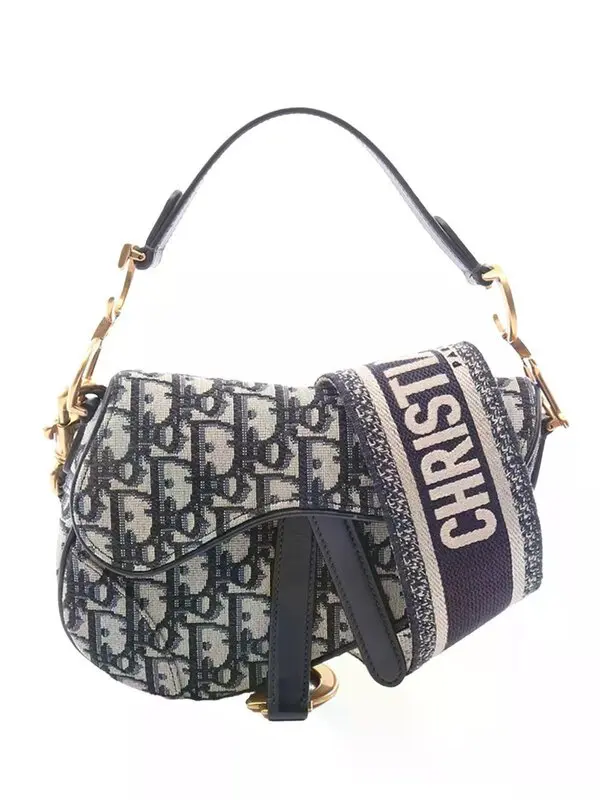 Dior Mini Saddle Bag Satchel - Blue
