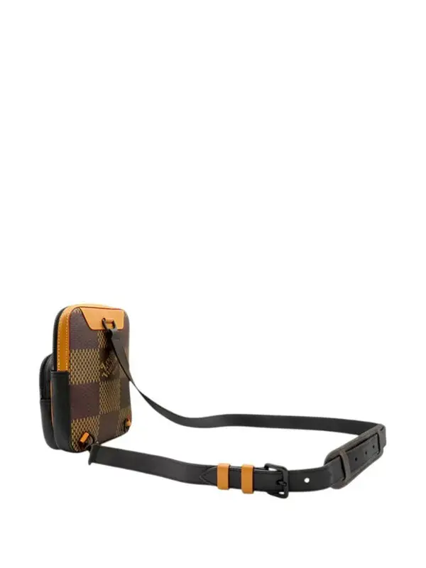 LOUIS VUITTON Monogram And Damier Ebene Amazone Sling Bag - Brown