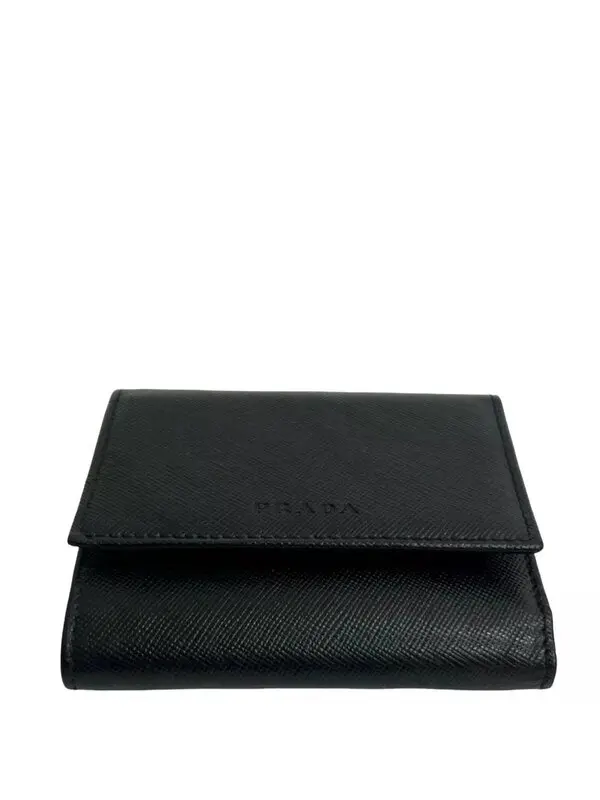Prada 2000-2013 Saffiano Trifold Wallet Small Wallets