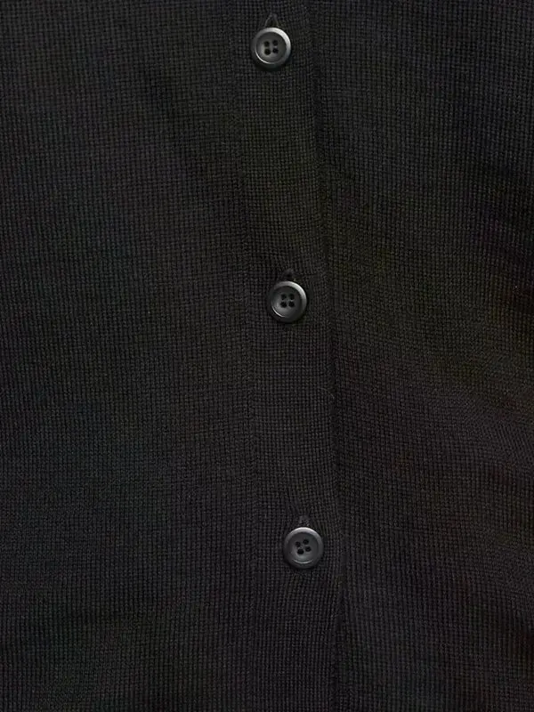 Prada Fine Knit V-neck Cardigan