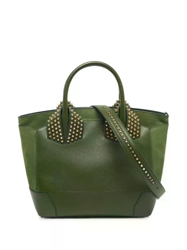 CHRISTIAN LOUBOUTIN Eloise Spiked Tote Bag - Green