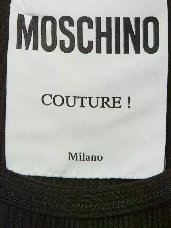 Moschino Ribbed-knit Tank Top