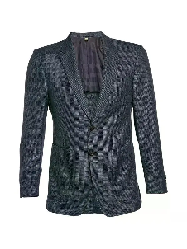 Burberry Textured Single-breasted Blazer