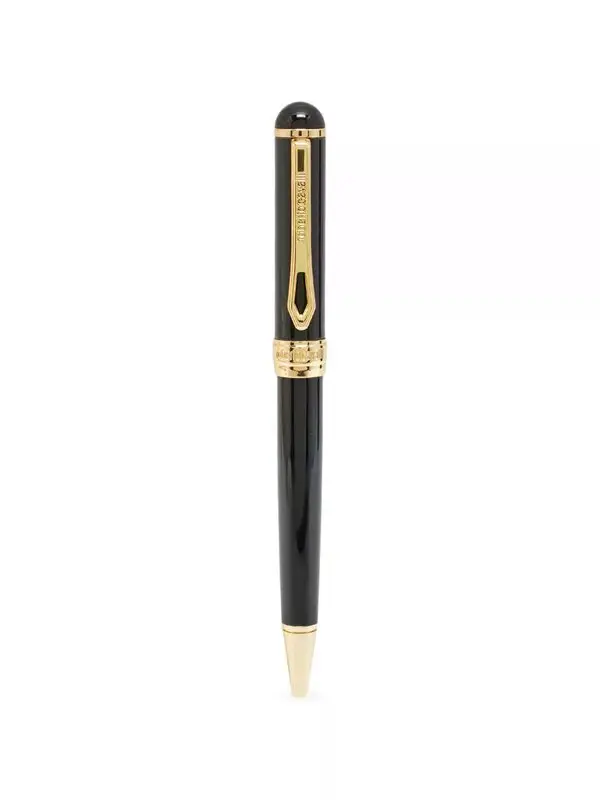 Roberto Cavalli Logo-engraved Ballpoint Pen - Black