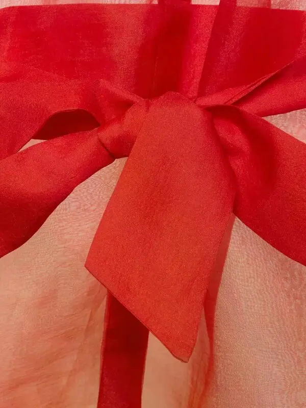 French Connection Organza Tie-waist Shirt