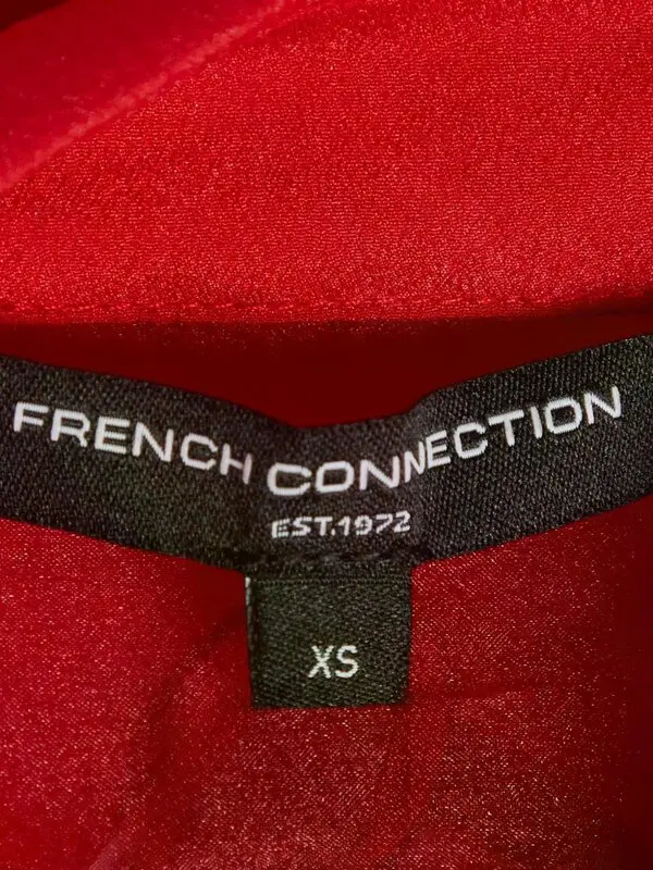 French Connection Organza Tie-waist Shirt