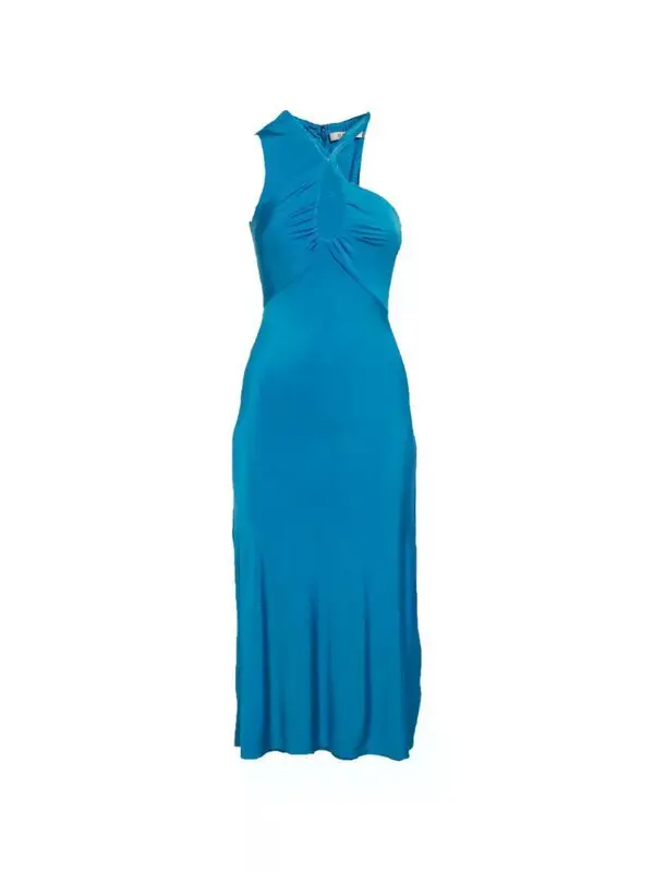 ET OCHS One-shoulder Cut-out Midi Dress - Blue