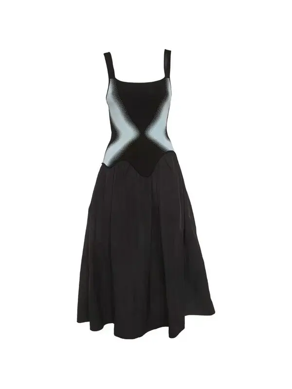 Ph5 Elsa Mixed-media Midi Dress