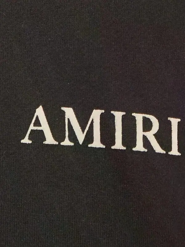 Amiri Logo-print Cotton-knit Hoodie