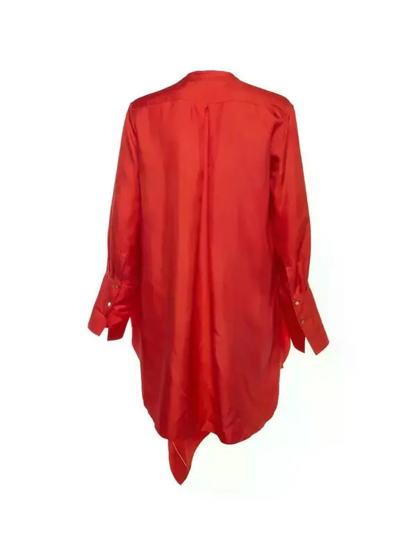 ROKSANDA Silk Draped Mini Dress - Red