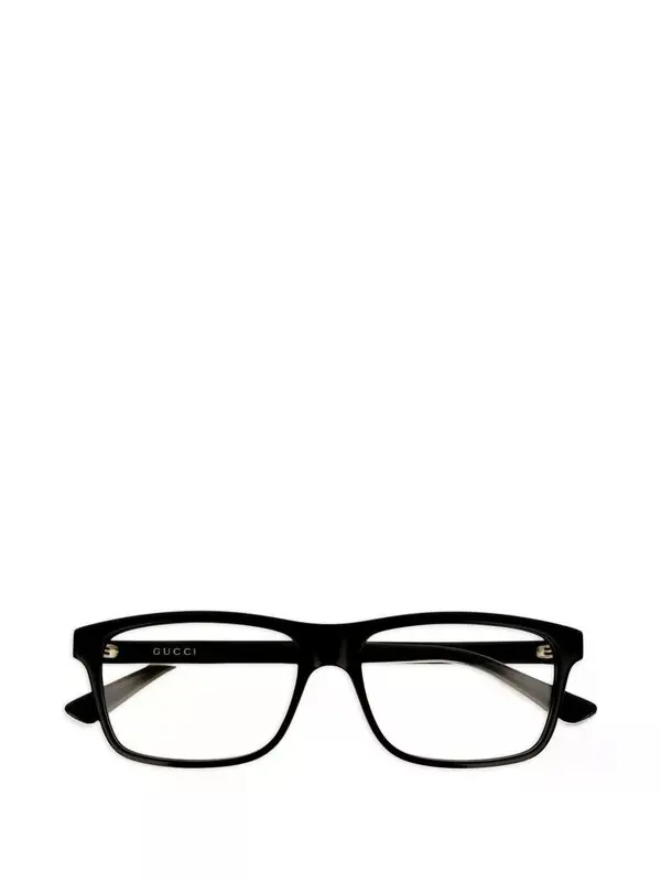 Gucci Rectangular Frame Glasses - Black