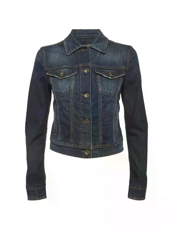 Dolce & Gabbana Faded Denim Jacket - Blue