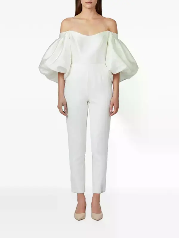 Solace London Alba Jumpsuit - White