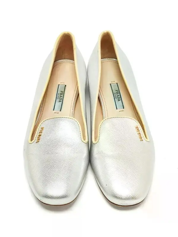 Prada Saffiano Leather Loafers