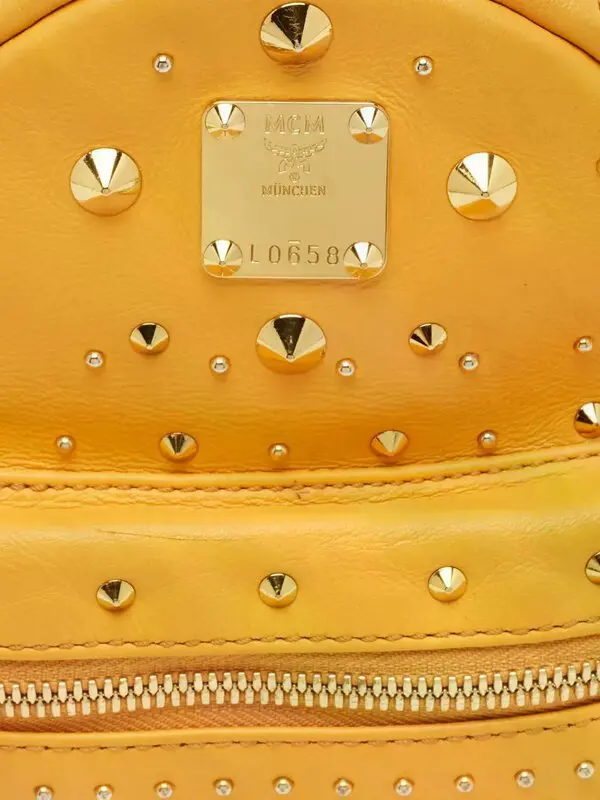 Mcm Stark Studded Backpack