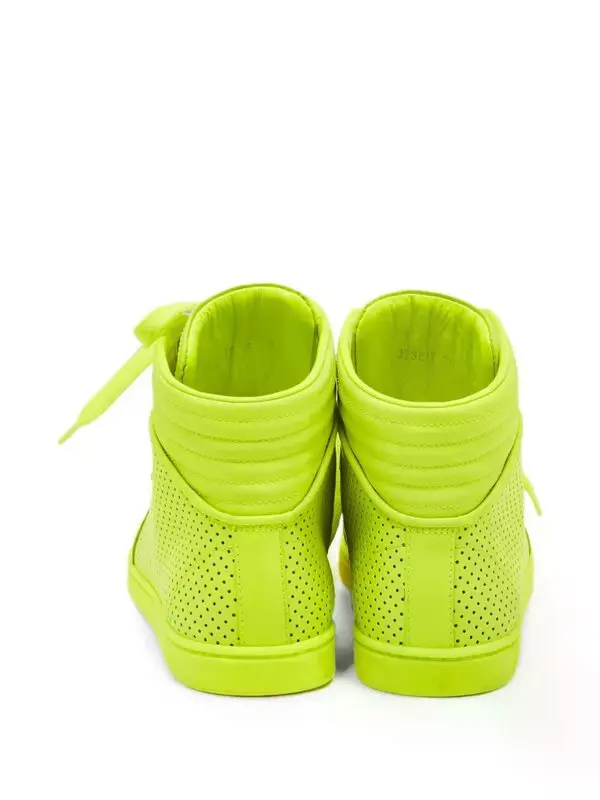 Gucci Coda Perforated Leather High-top Sneakers