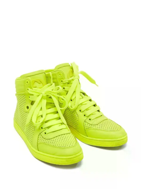 Gucci Coda Perforated Leather High-top Sneakers