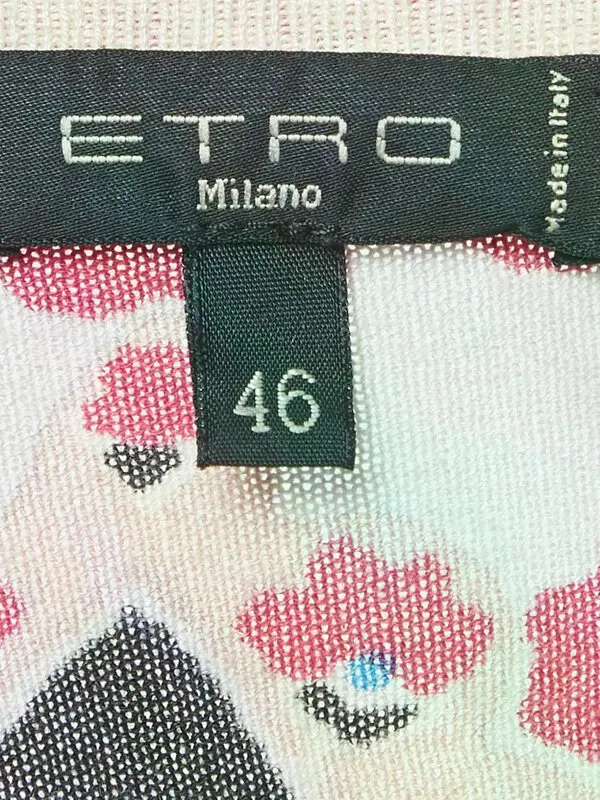 Etro Paisley Print Knitted Cardigan