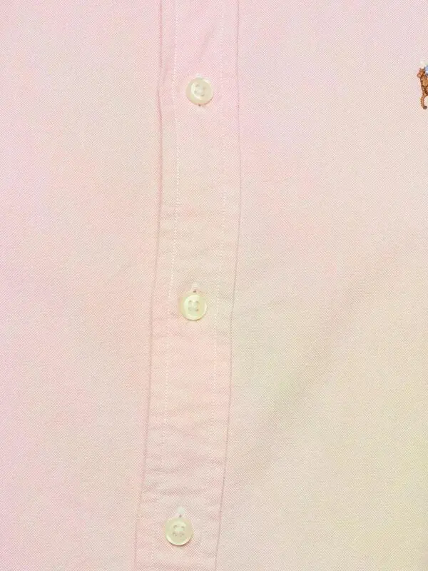 Polo Ralph Lauren Logo Embroidered Shirt - Pink