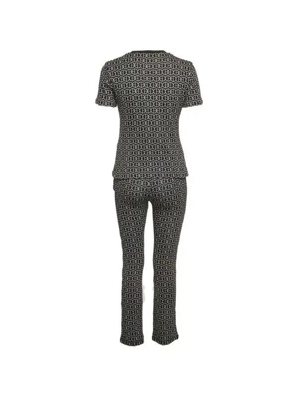 Hermès H Rond Jacquard Knit T-shirt And Trousers Set