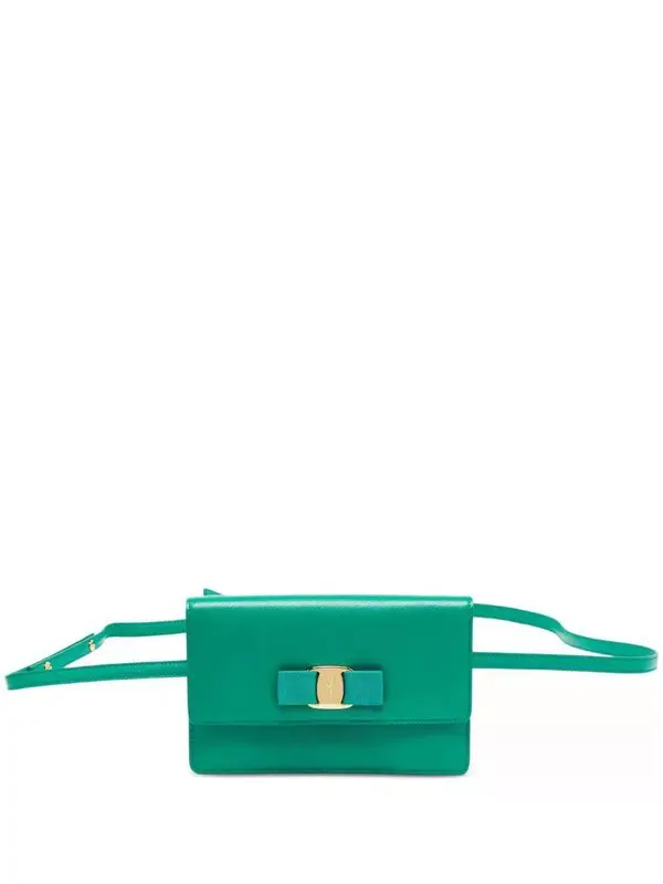 FERRAGAMO Vara Bow Belt Bag - Green