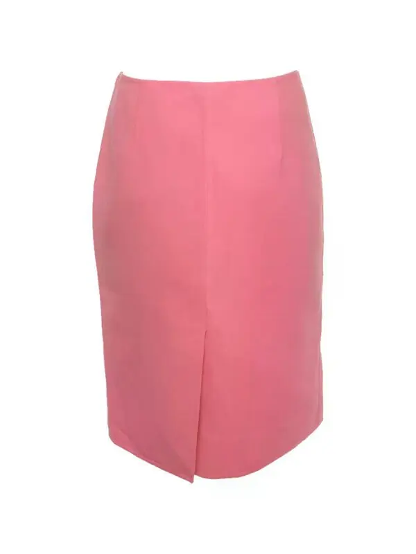 Prada High-waisted Pencil Skirt With Rear Slit