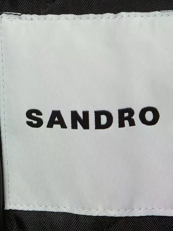 Sandro Checked Pattern Jacket