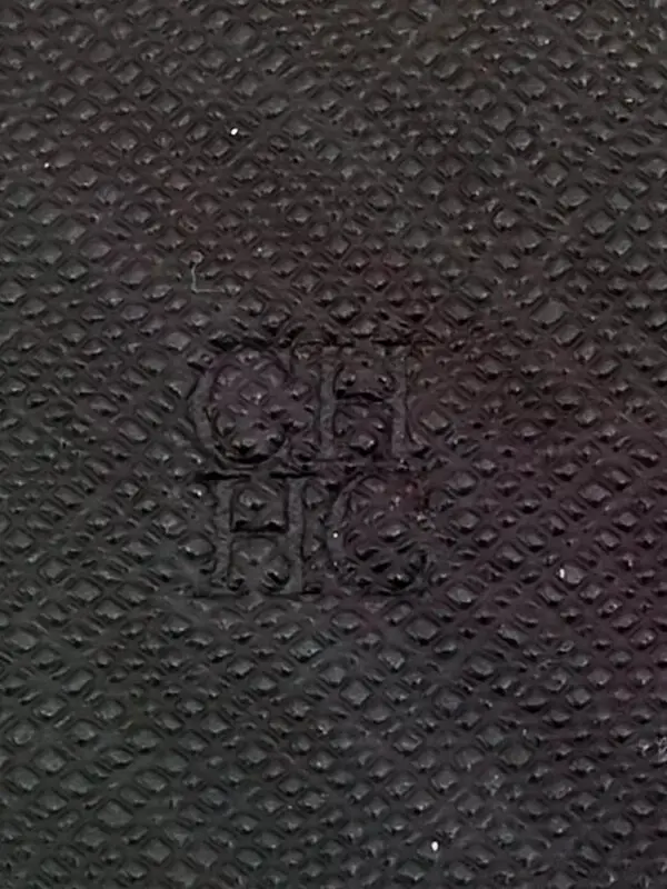 Carolina Herrera Leather Luggage Tag