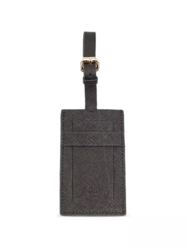 Carolina Herrera Leather Luggage Tag - Brown