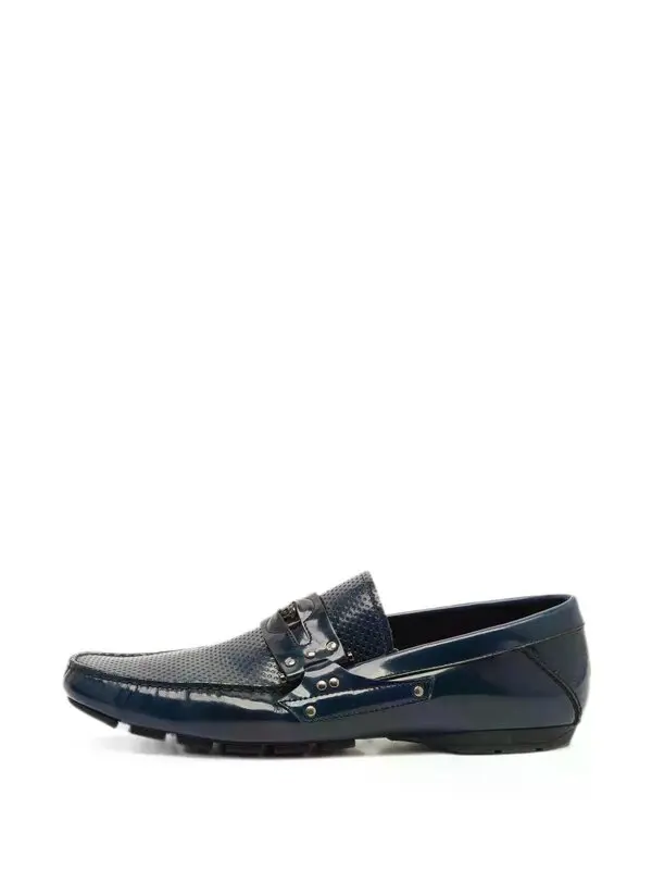 Versace Medusa Leather Loafers