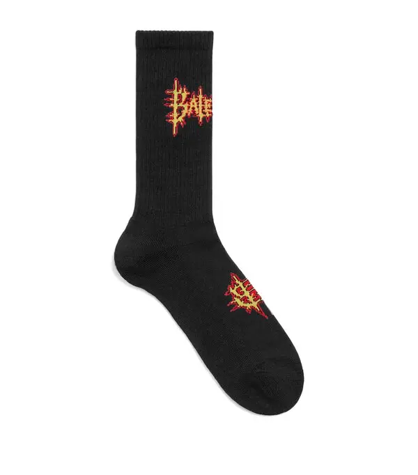 Balenciaga Sacré-cœur Socks - Black