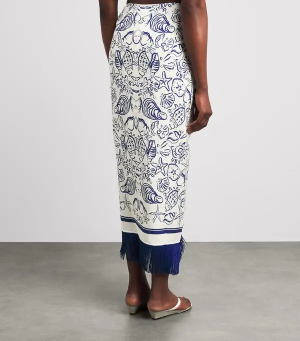 Simkhai Linen-blend Russo Pareo - Blue
