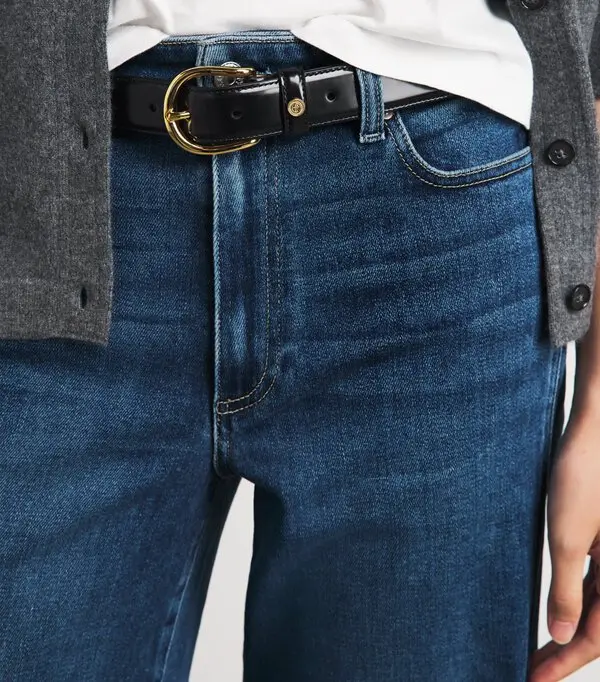 Paige Anessa Wide-leg Cropped Jeans