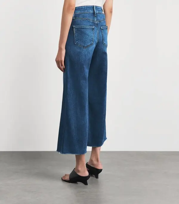 Paige Anessa Wide-leg Cropped Jeans