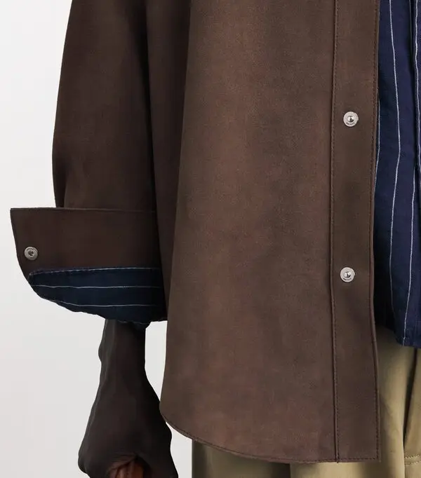AMI Paris Suede Overshirt